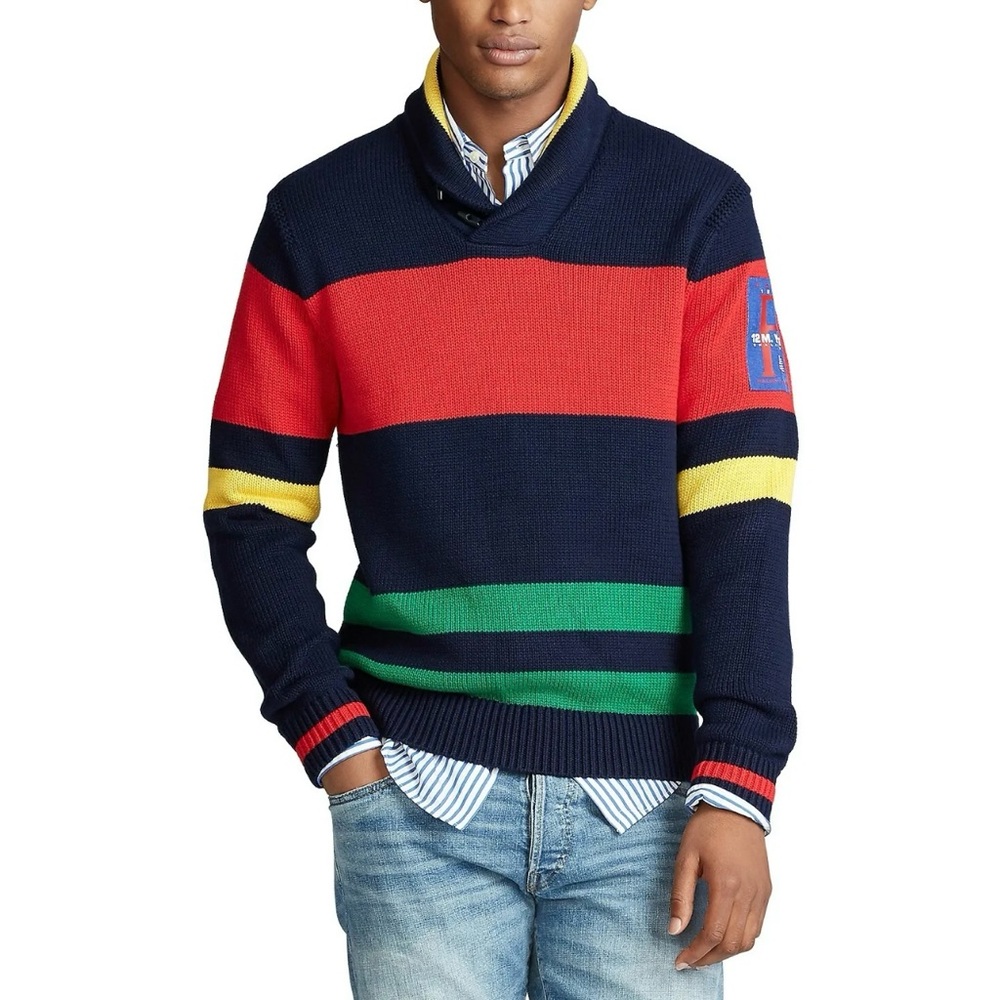 Polo Ralph Lauren Color Block Usa Flag Yacht P Patch … - Gem